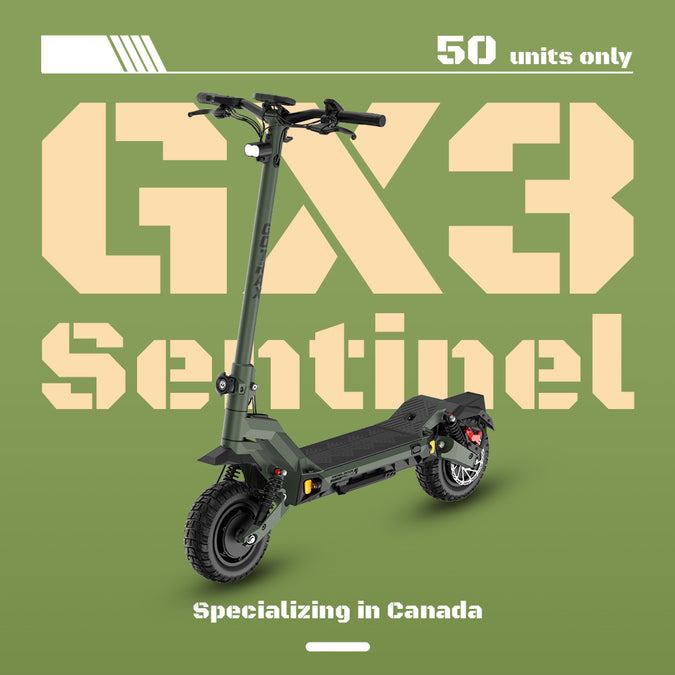 GX3 High-Performance Electric Scooter 11" 64KM Range | 60KPH – GOTRAX ...
