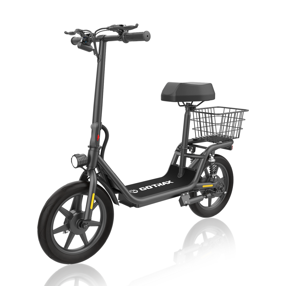 GOTRAX Flex Series Foldable Electric Scooter with Seat 14" 25KPH | 25KM ...